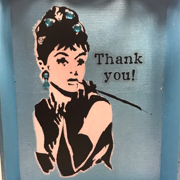 Hand Crafted | Storage & Organization | Audrey Hepburn Thank You ...
